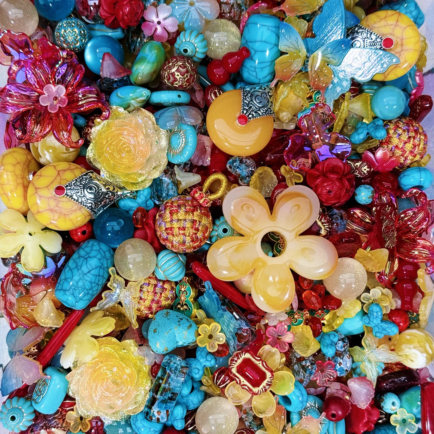 Acrylic beads-DunHuang（for keychains,phonechains,beadable pens,car cha ...